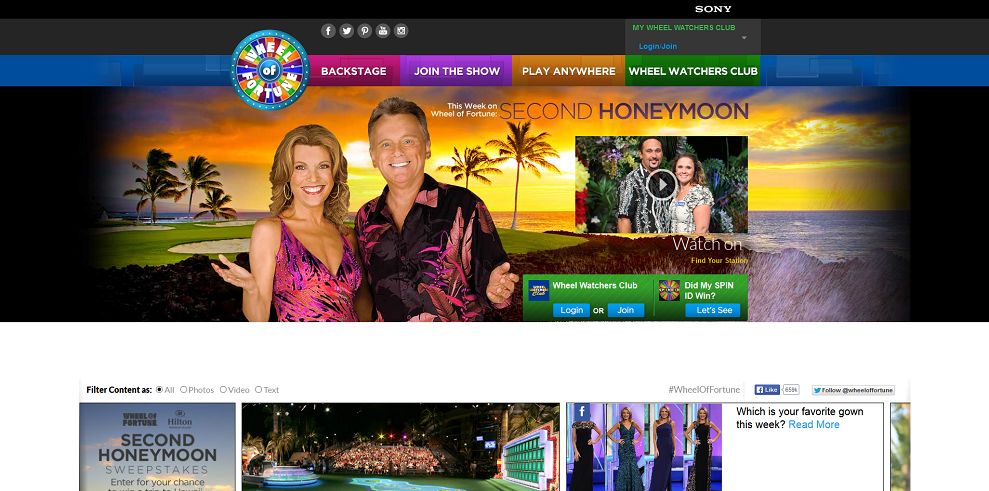 Wheel Of Fortune Second Honeymoon Sweepstakes
