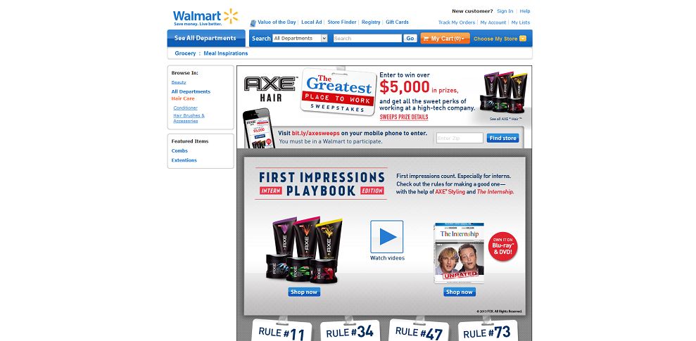 Axe Styling The Greatest Place to Work Sweepstakes