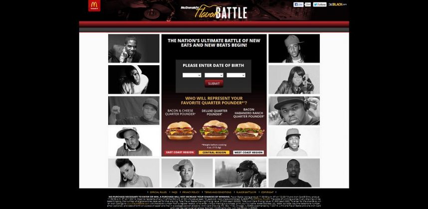 McDonald's Flavor Battle Sweepstakes