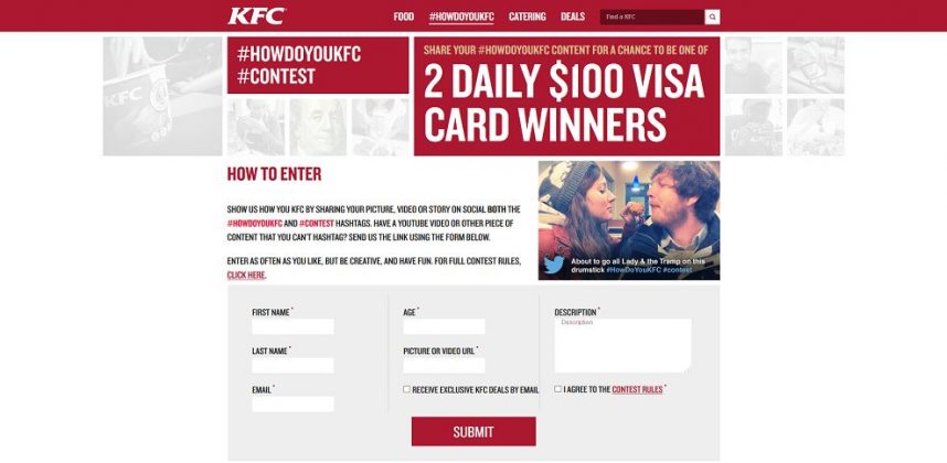 KFC #HowDoYouKFC Contest