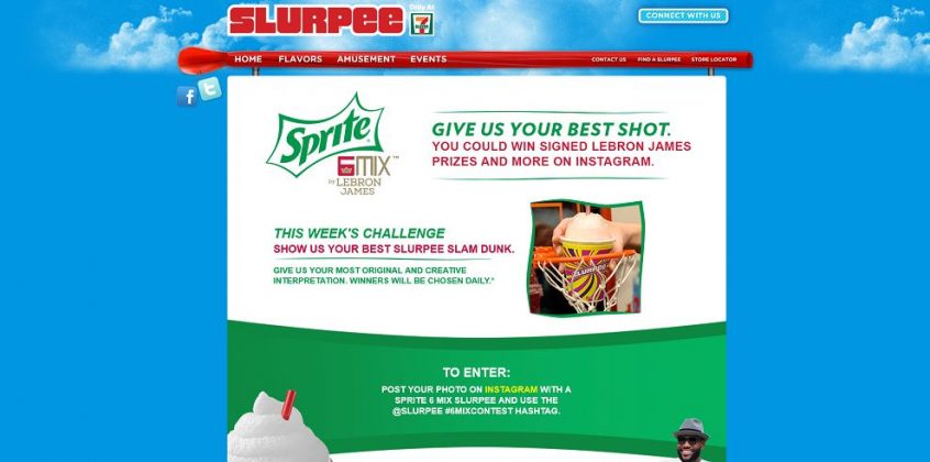 slurpee.com/6mixslurpee - Sprite 6 Mix by LeBron James Slurpee Drink ...