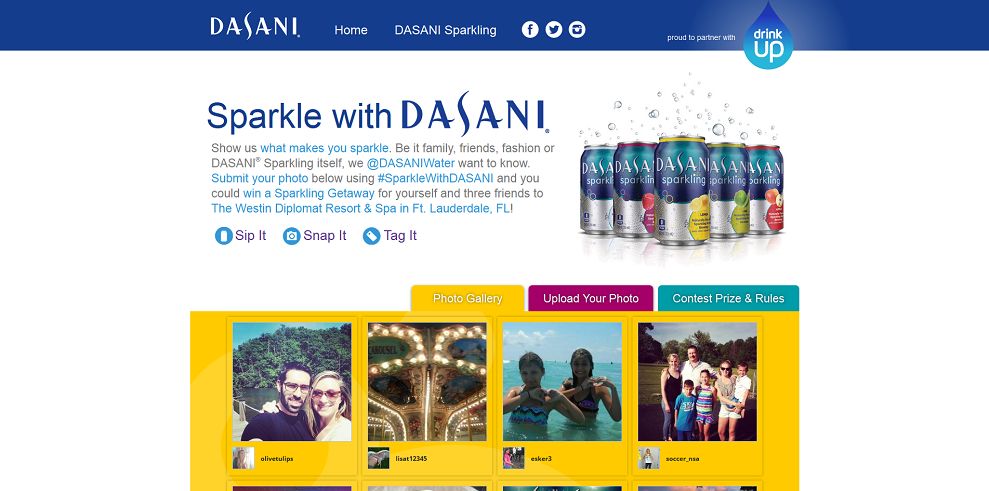 DASANI Show Your Sparkle Contest