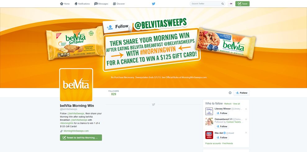 belVita Breakfast Morning Win Sweepstakes: Share To Win!